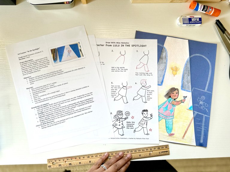 Free Drawing Guide + Art Lesson Inspired by Lulu In The Spotlight ...